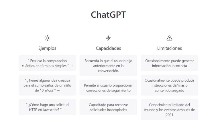 ChatGPT- Concepto, cómo usarlo y qué puedes hacer con este chat de IA GPT-3